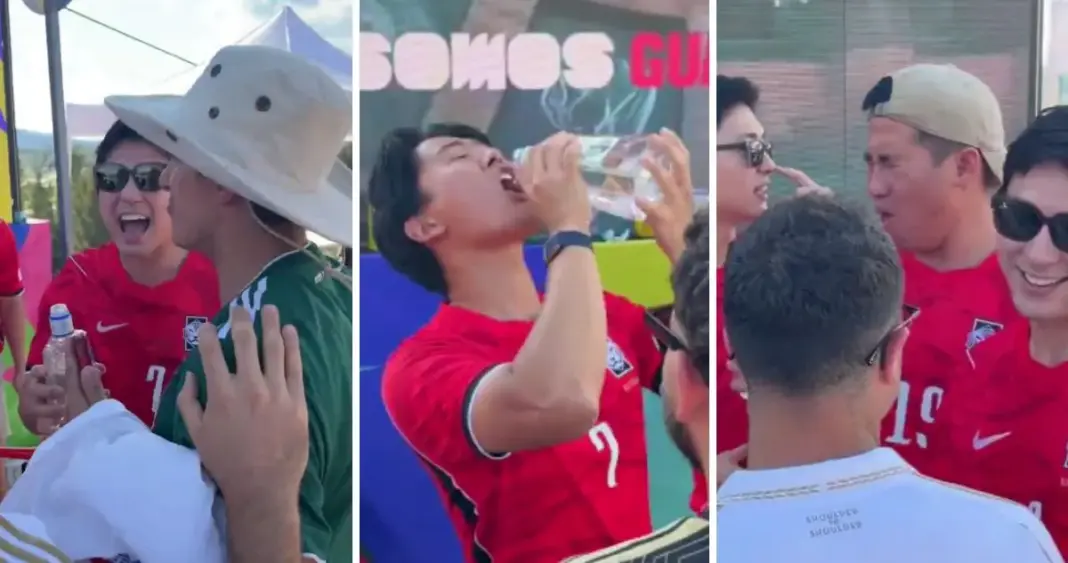Hinchas coreanos y sus 'tequilazos' en el Mundial 2026: son virales ...